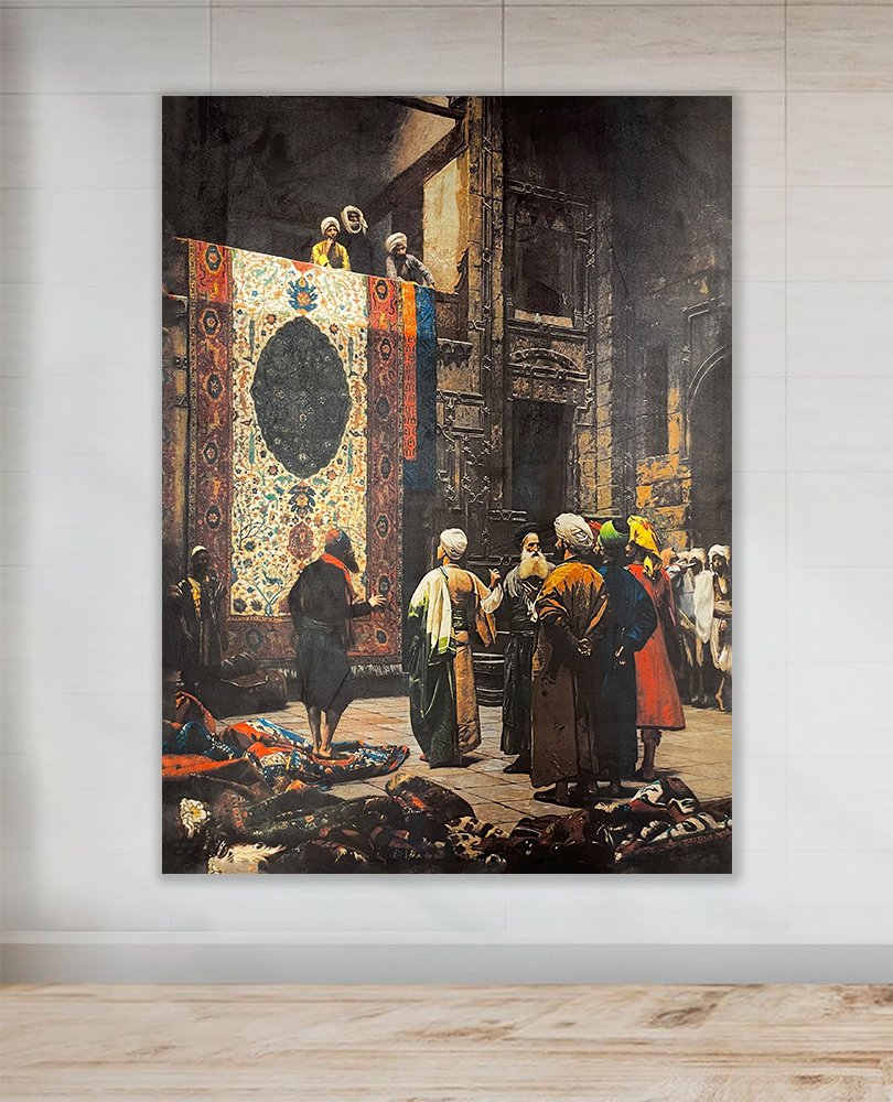Grand Oriental Bazaar Tapestry Display - Atifa Printed - ARTIQUE Gallery