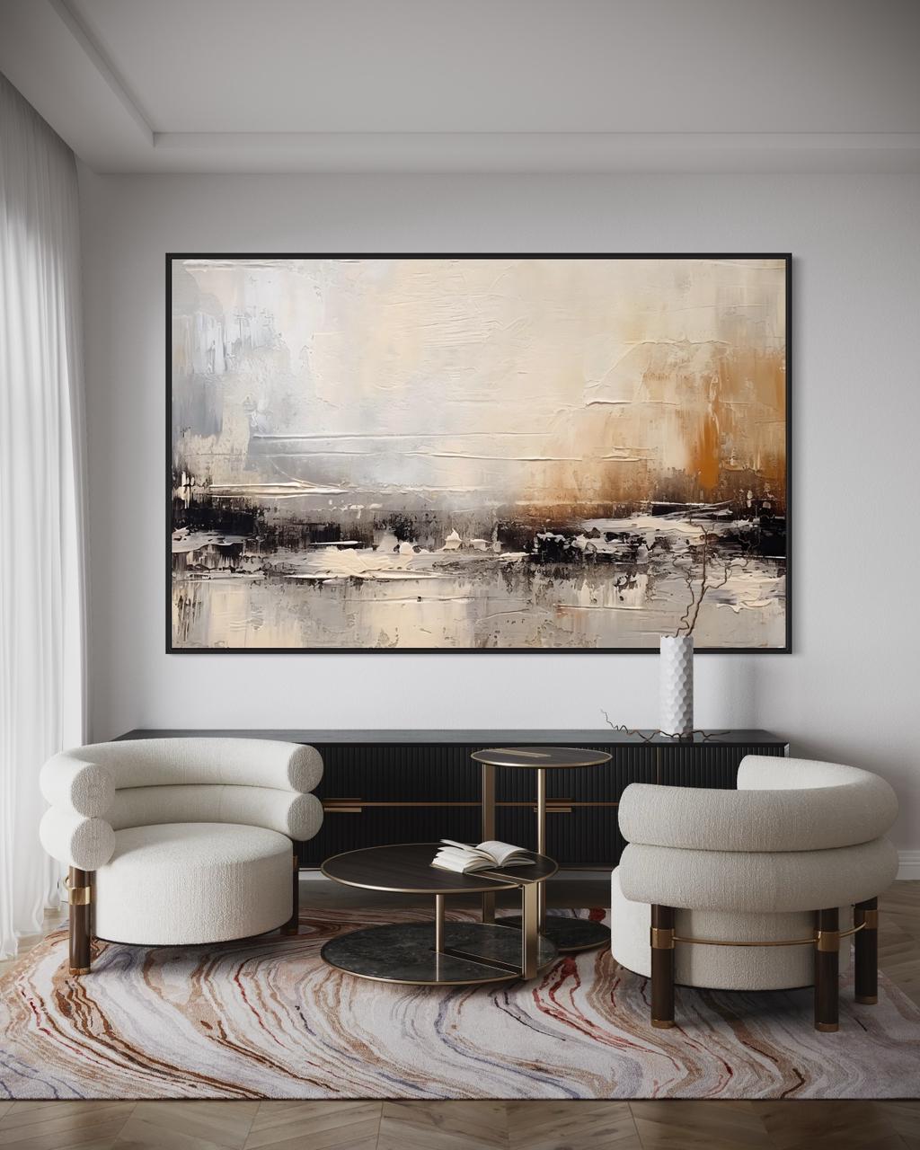 Abstract Serene Landscape – Printed Canvas - ARTIQUE Gallery