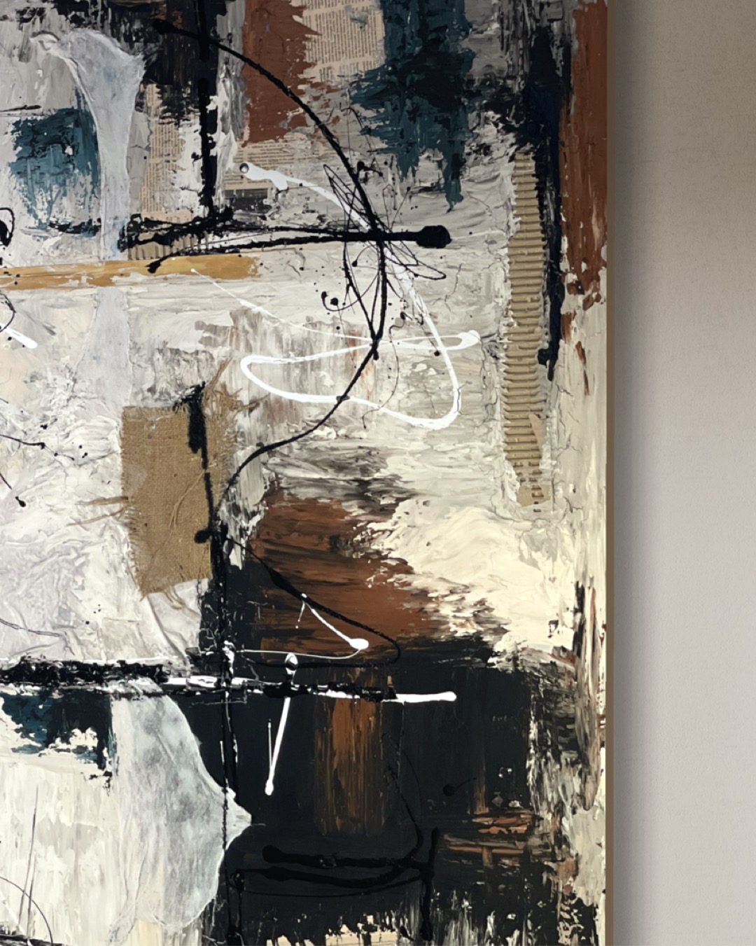 Modern Abstract Expressionist - Statement Art 100*150 Cm - ARTIQUE Gallery