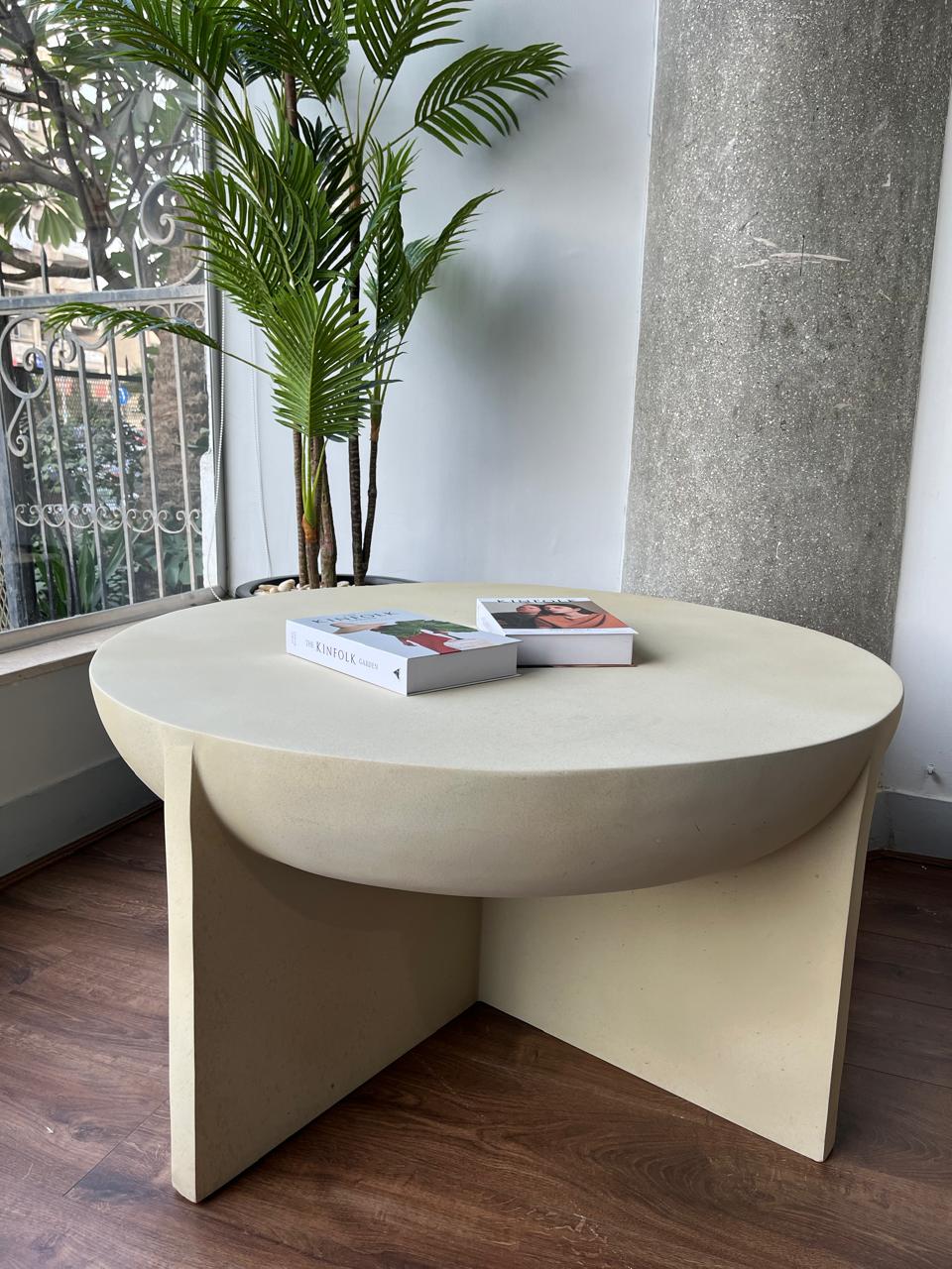 Sand Dune Sculptural Fiber Glass Coffee Table - ARTIQUE Gallery