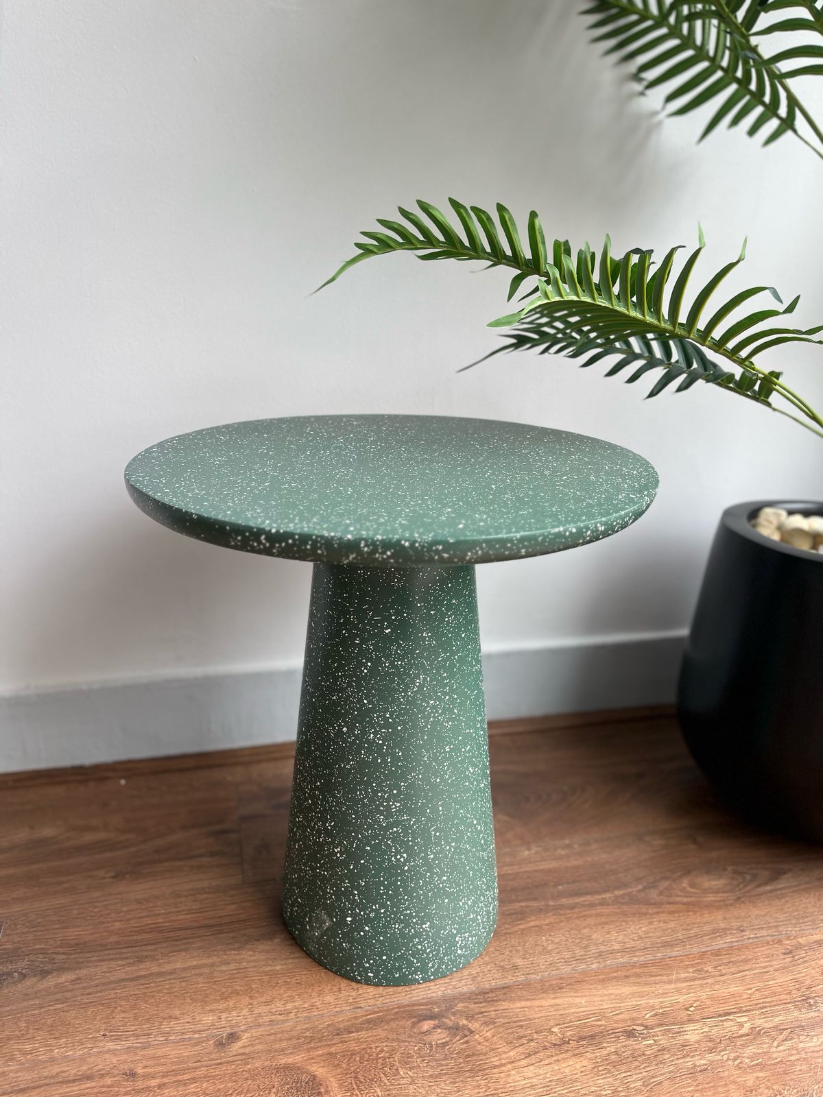 Emerald Speckle Fiberglass Table - ARTIQUE Gallery