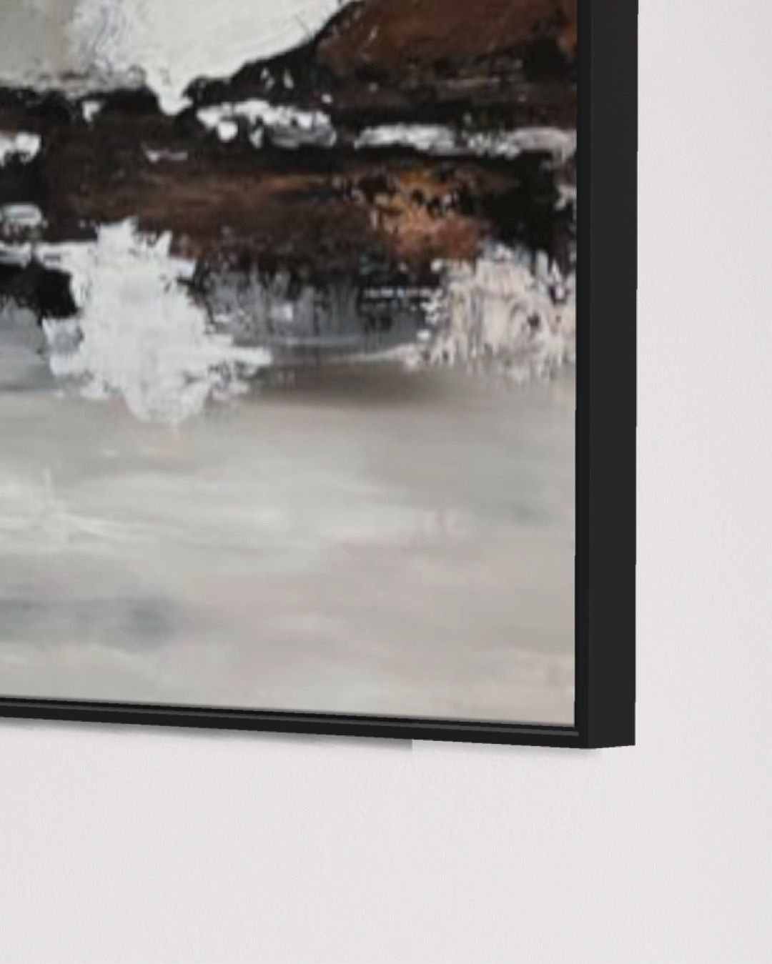 Calm Reflections – Neutral Landscape Abstract Art 150*95 cm - ARTIQUE ...