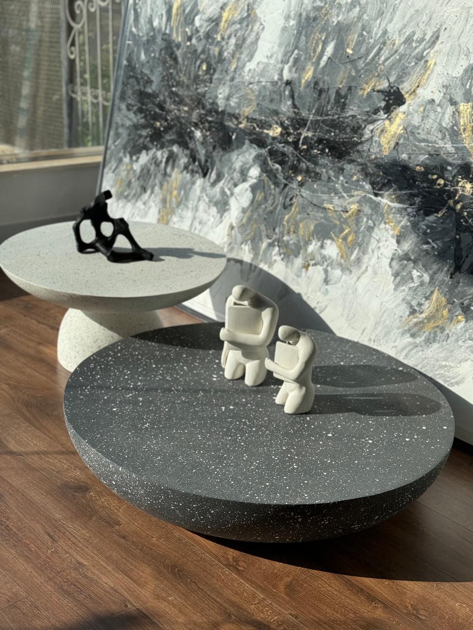 Fiberglass tables set (2Pcs) - ARTIQUE Gallery