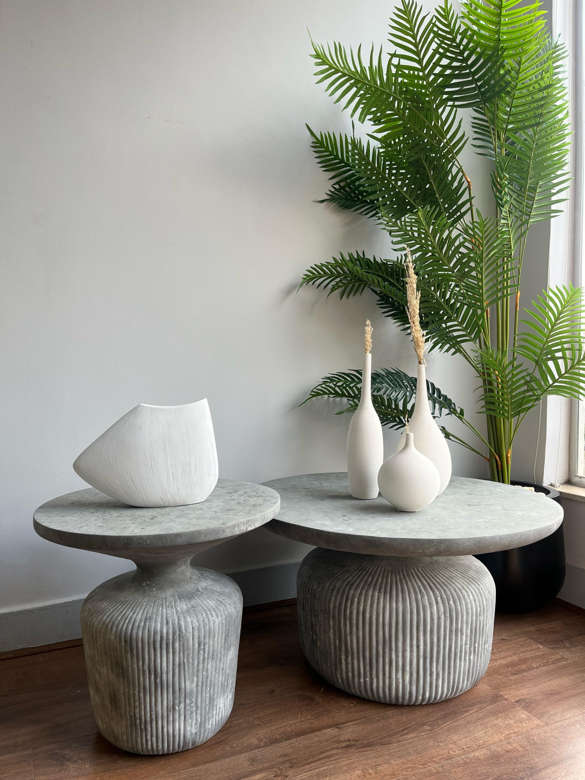 Textured Fiber Glass Coffee Tables - ARTIQUE Gallery